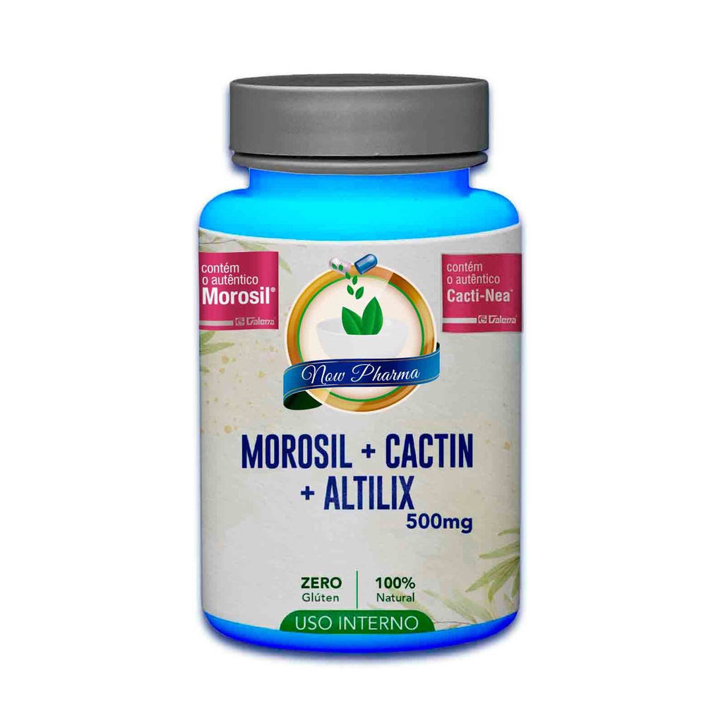 Morosil + Cactin + Altilix - 60 Caps - Now Pharma | Shopee Brasil