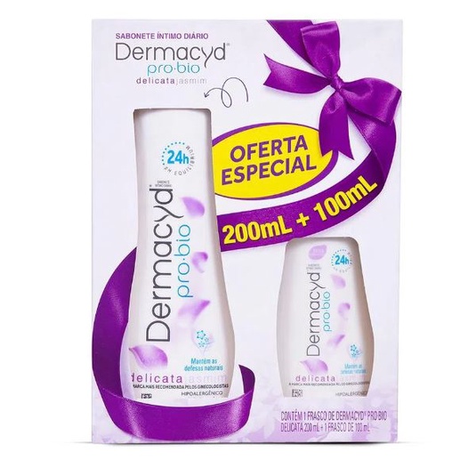 Kit Sabonete Líquido Íntimo Dermacyd Delicata | Shopee Brasil