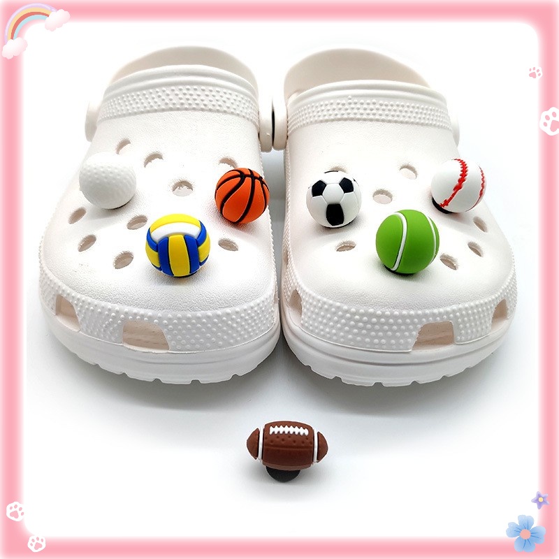 3D Acessórios Criativos Crocs Populares Jibbitz Ball Series Button ...