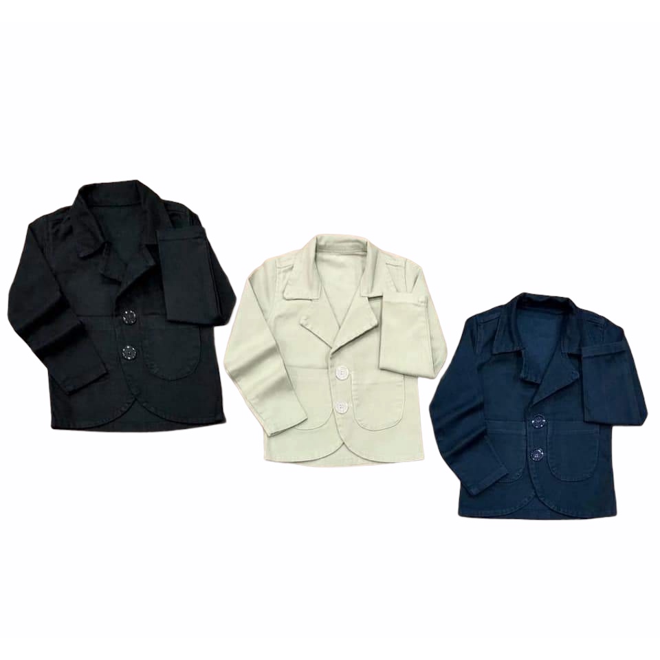 Blazer Casaco Terno Infantil Sarja Menino Criança Social Festa | Shopee ...