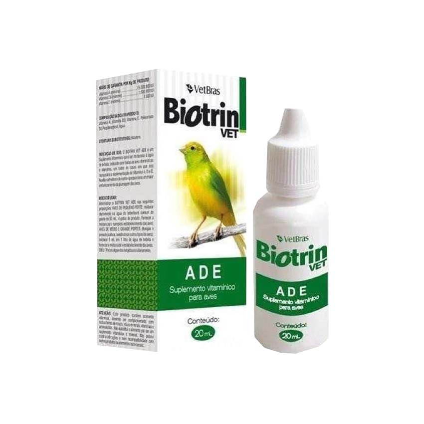 Biotrin Vet A D E 20 ml | Shopee Brasil