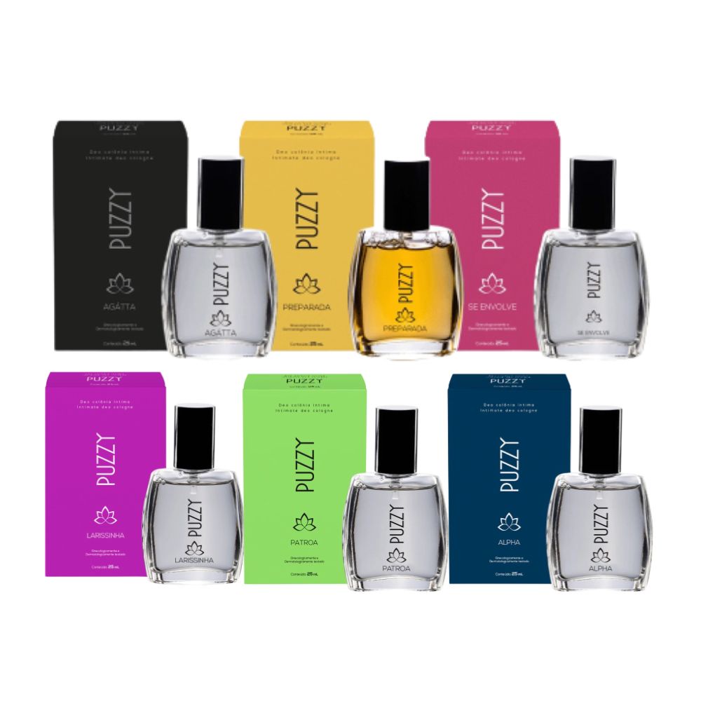 Puzzy by Anitta Kit 6 Colecao Completa Perfume Intimo Feminino Deo ...