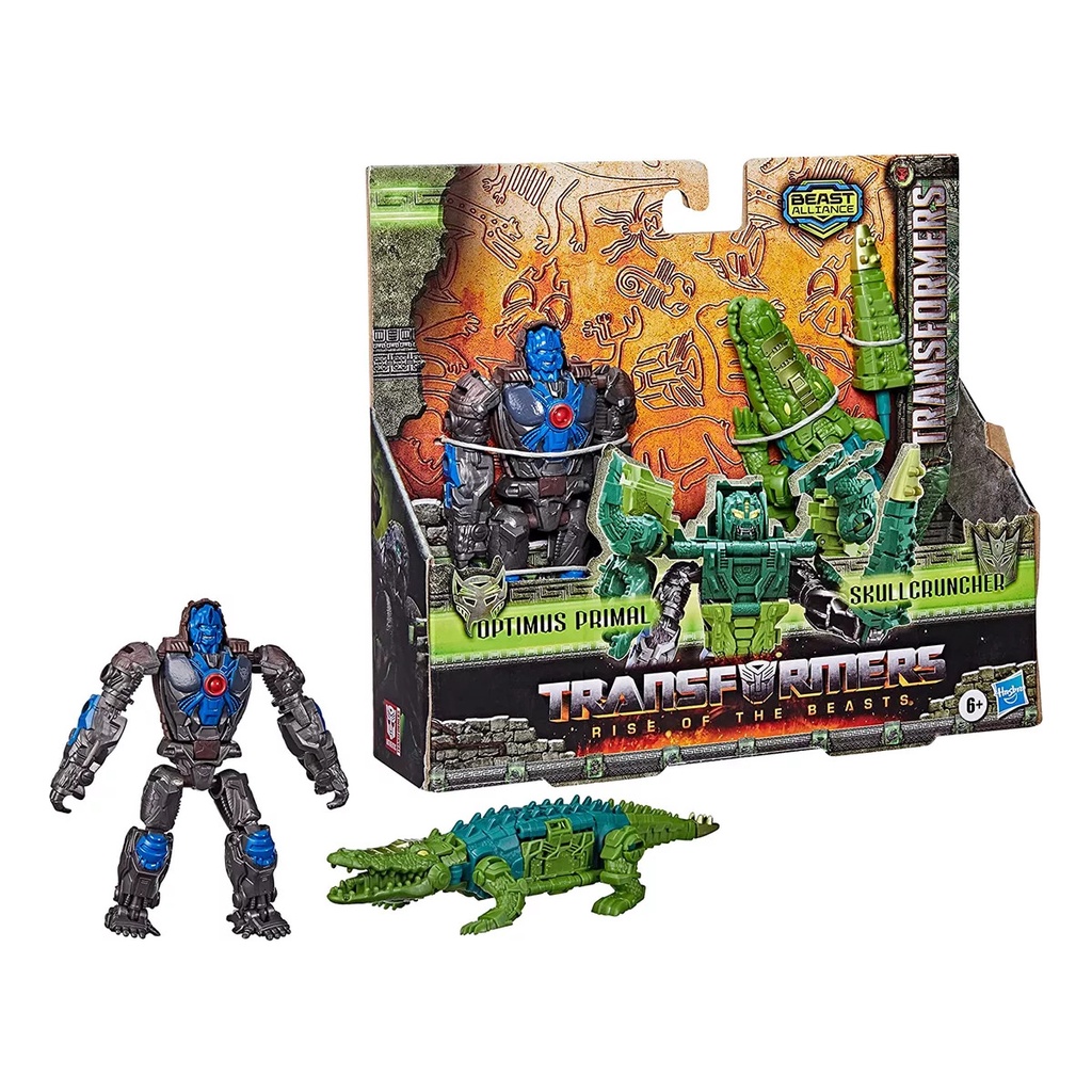Transformers Optimus Primal Gorila E Jacaré Beasts Hasbro ! | Shopee Brasil