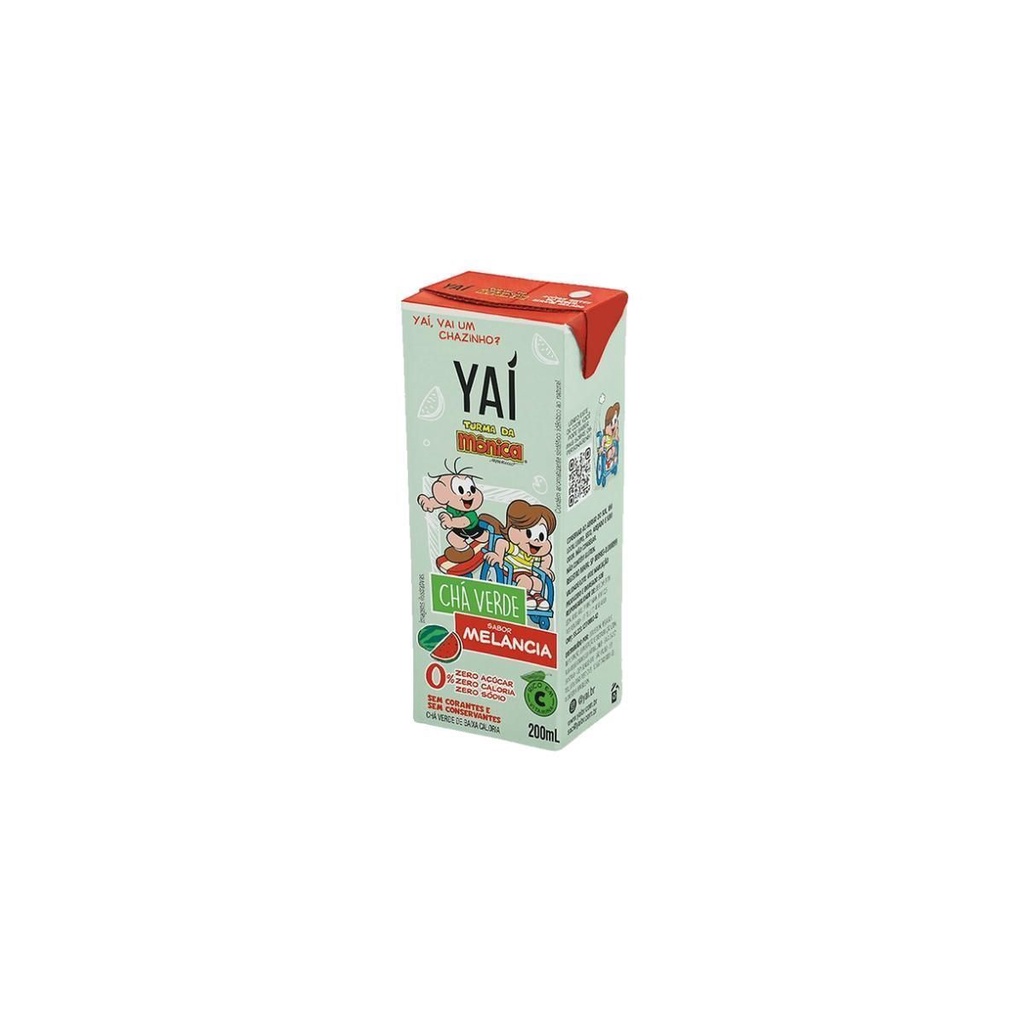 Cha Verde Melancia Turma Da Monica Zero Acucar Yai 200ml | Shopee Brasil