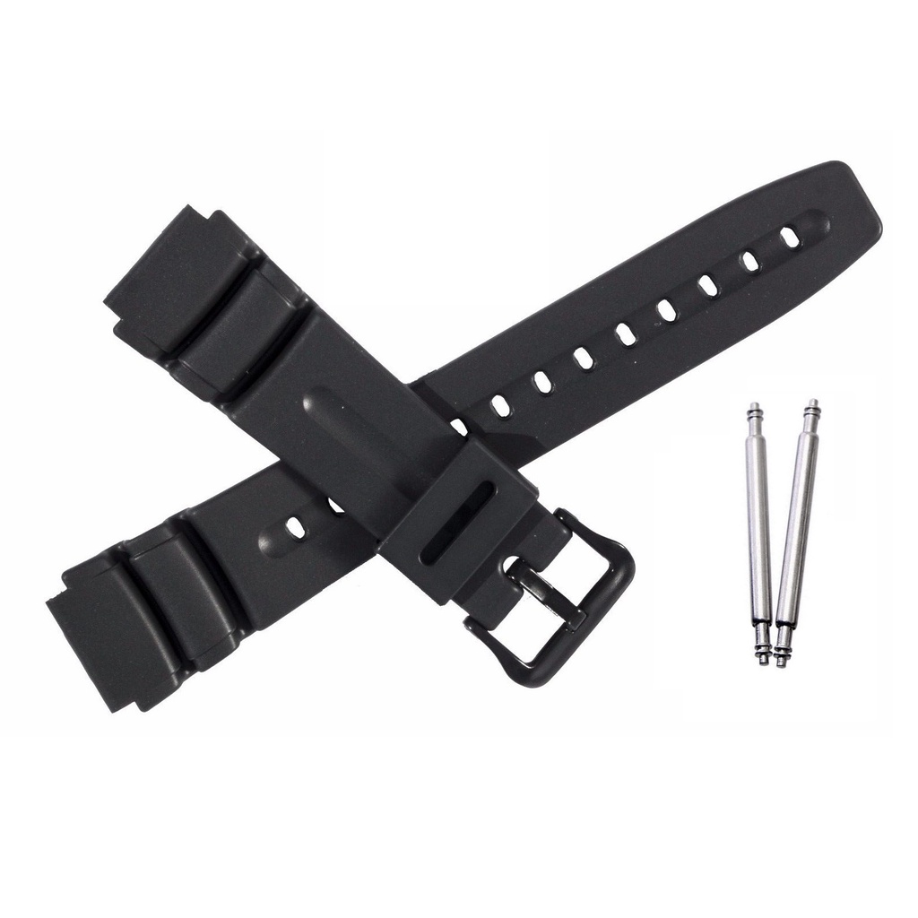 Pulseira de Borracha Compatível com Relógio Casio Illuminator Dw290 ...