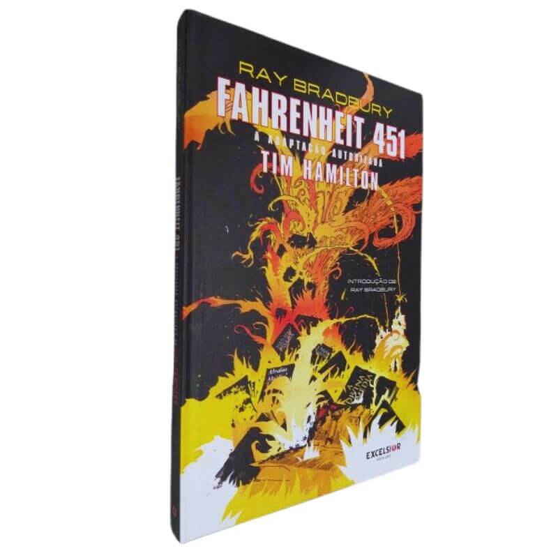 Livro Físico em Formato HQ Graphic Novel Fahrenheit 451 A Adaptação ...