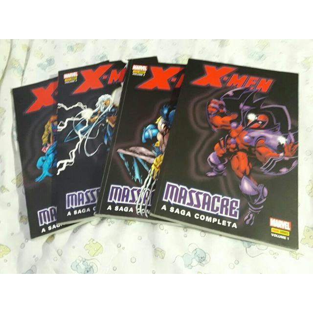 X men - massacre - vol. 1 ao 4 autor marvel | Shopee Brasil