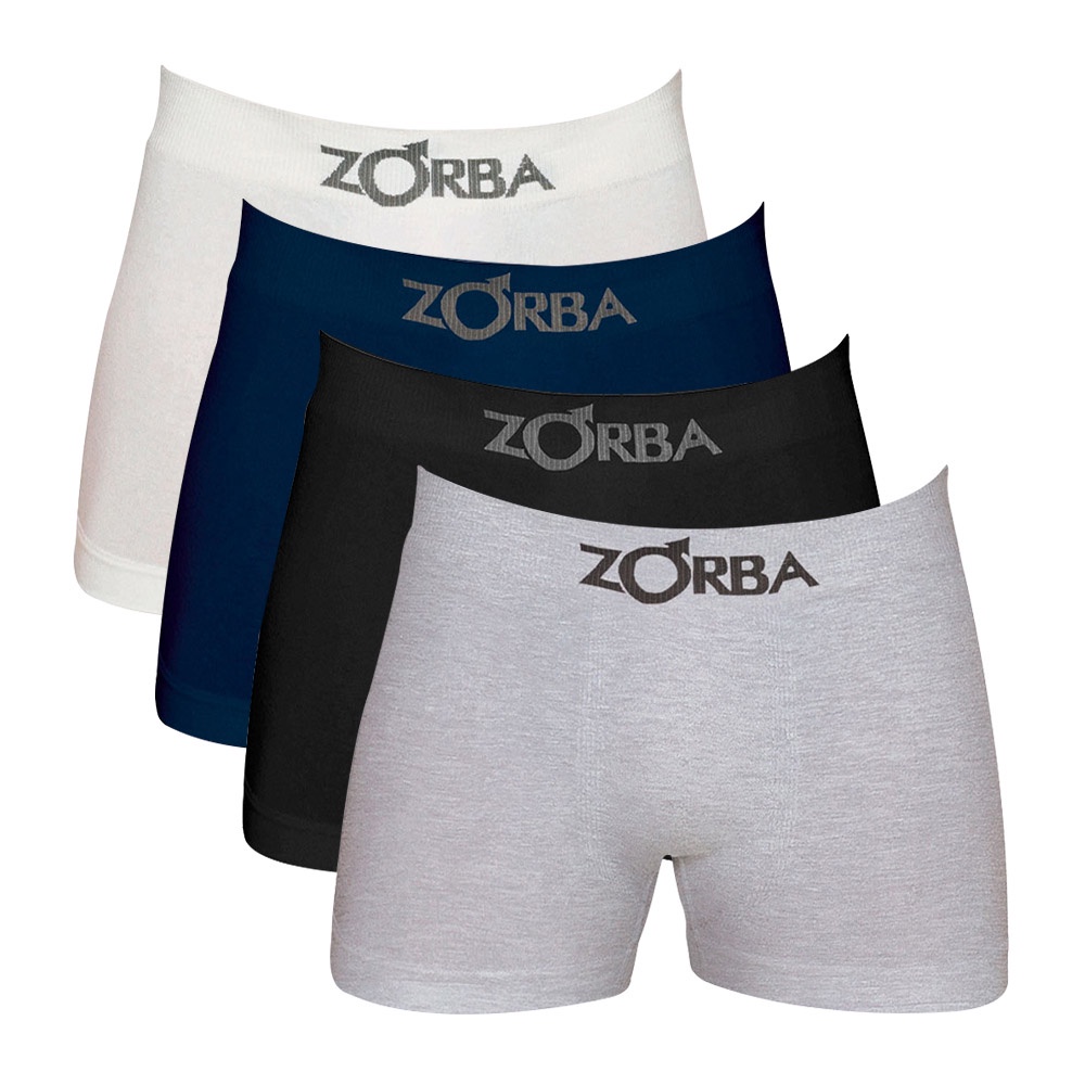 Kit Com 4 Cuecas Box Boxer Zorba 781 Sortido | Shopee Brasil
