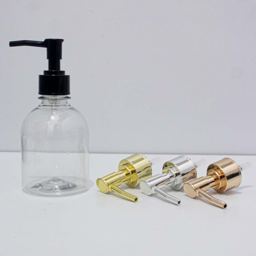 Frasco Pet Saboneteira Cilíndrico 250ml 28/410 Cristal - (042) C/ Válvula Pump Torneira | Shopee ...