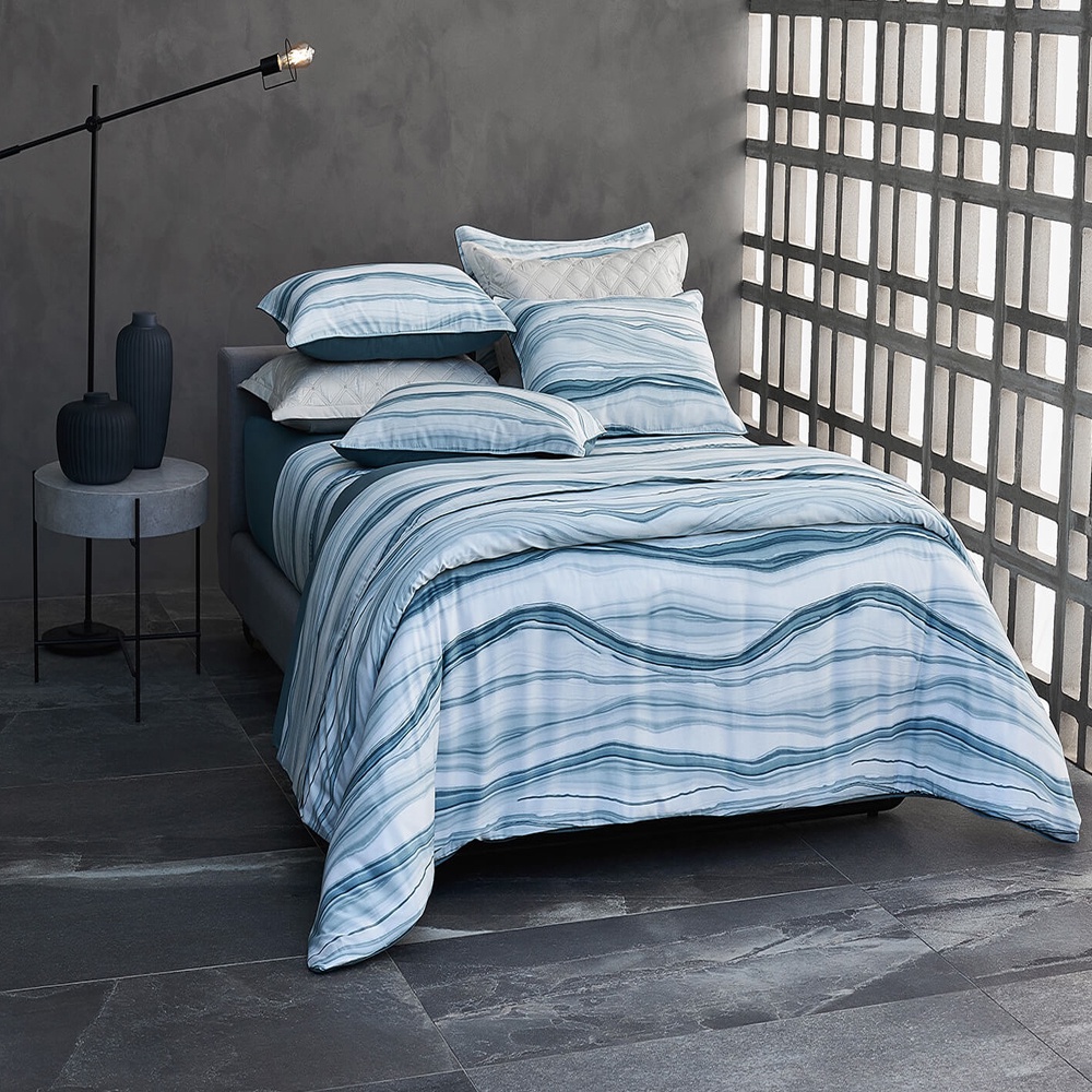 Capa de Edredom Duvet King By The Bed Estampado The Marble 3 Peças (1 ...