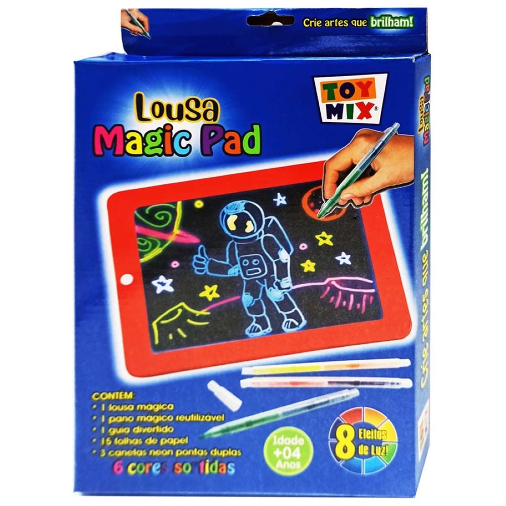 Lousa Mágica Magic Pad Toy Mix | Shopee Brasil