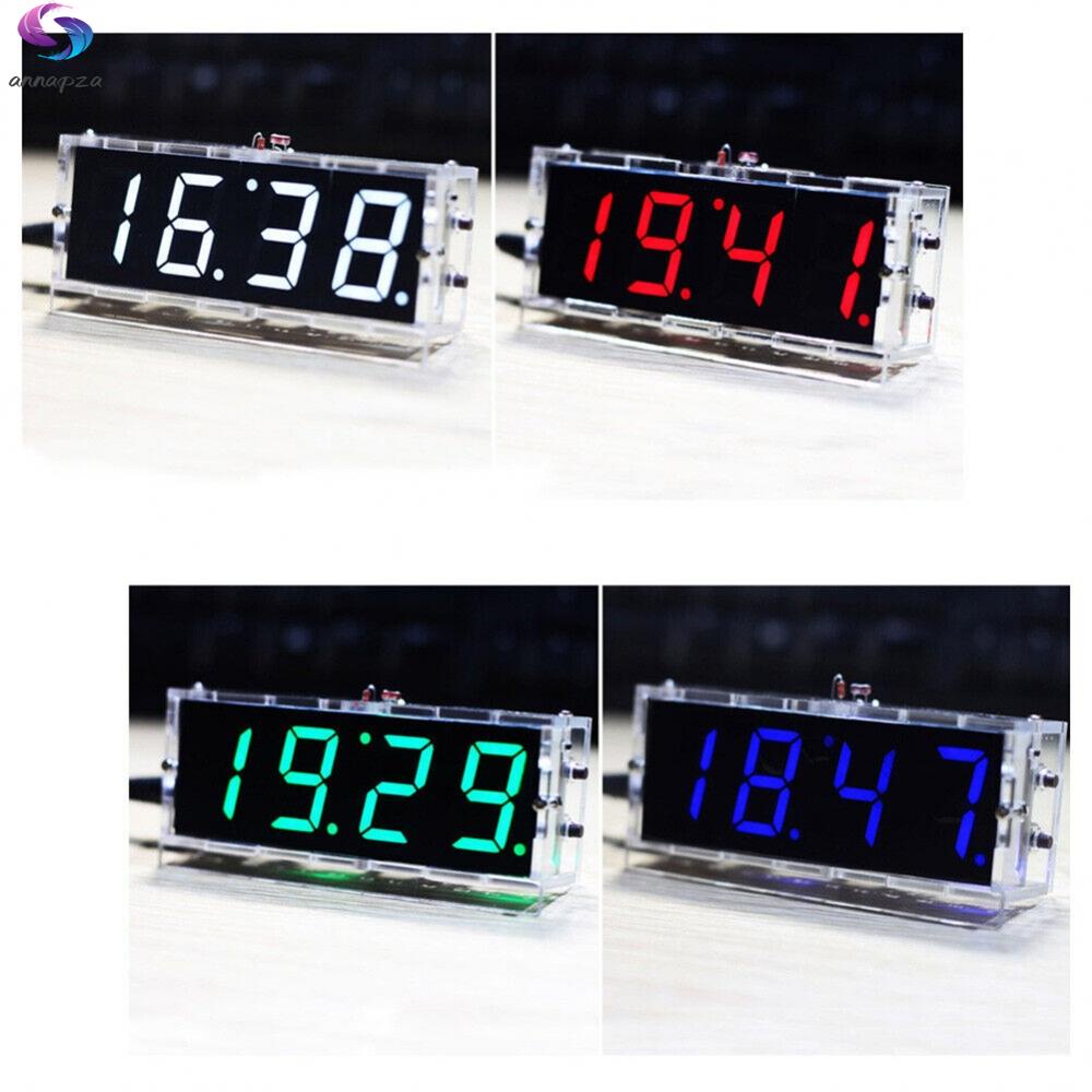 Kit De Relógio Eletrônico Digital LED De 4 Dígitos Alarme De Branco ...