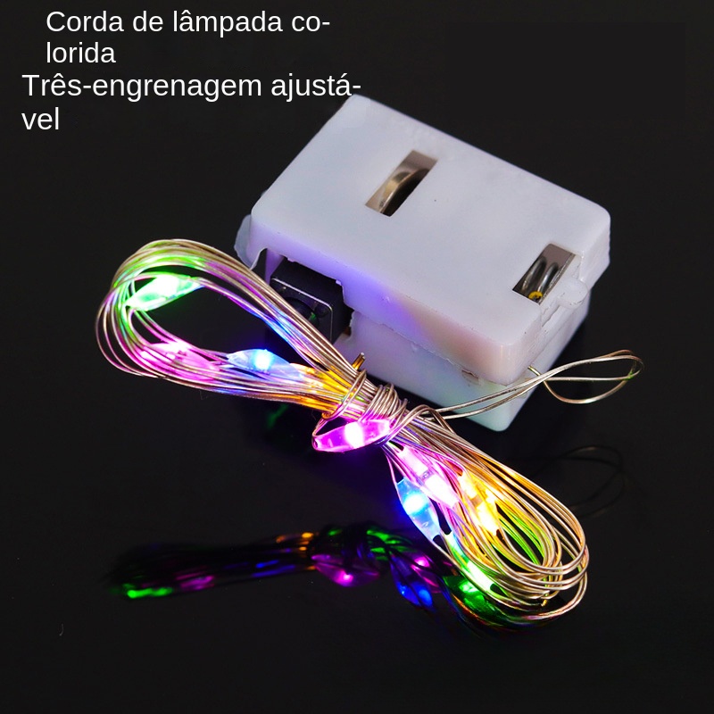 3m 5m LED lâmpada fio bateria-100m fio de cobre decorativo/várias cores ...