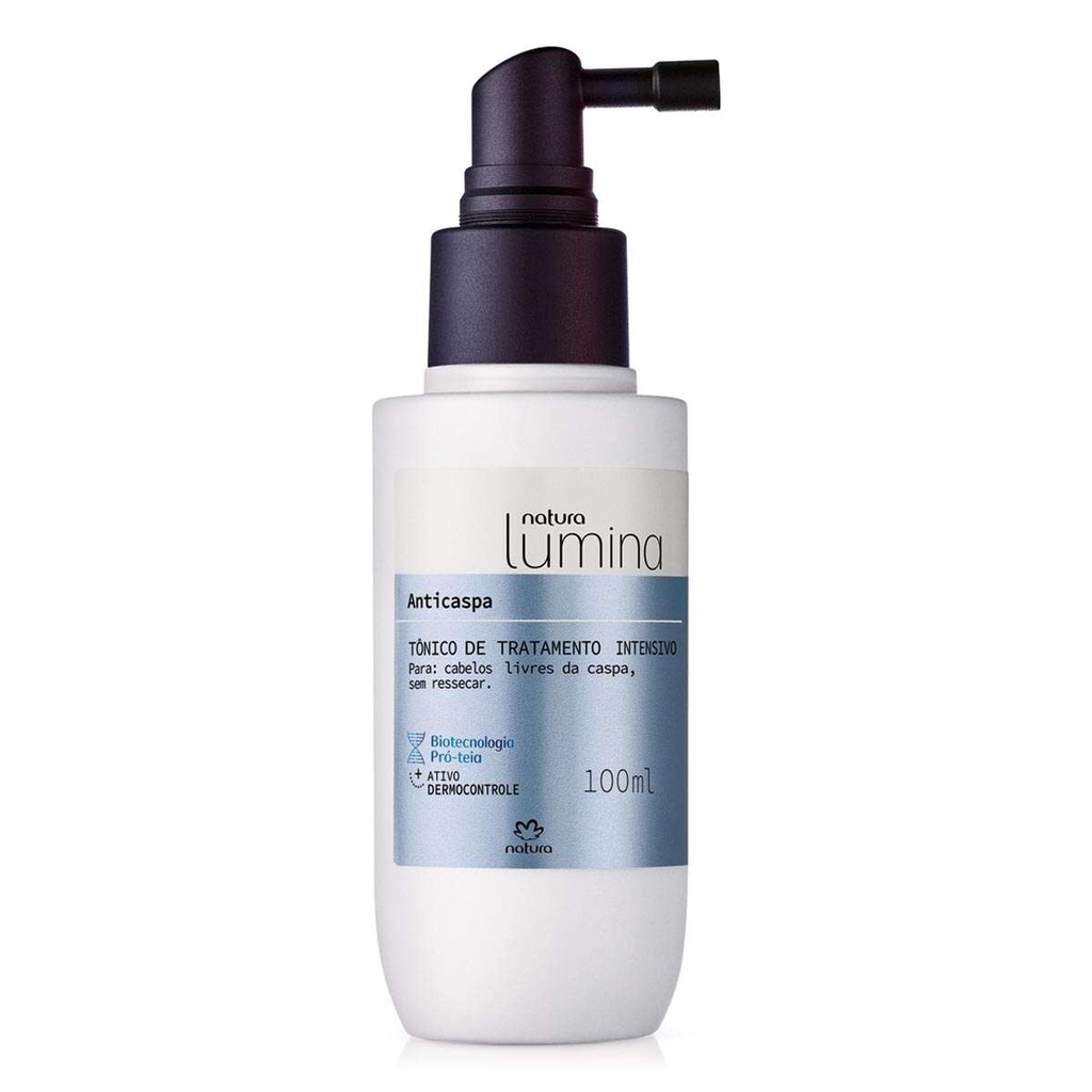 NATURA LUMINA TONICO DE TRATAMENTO INTENSIVO ANTICASPA 100ML | Shopee Brasil