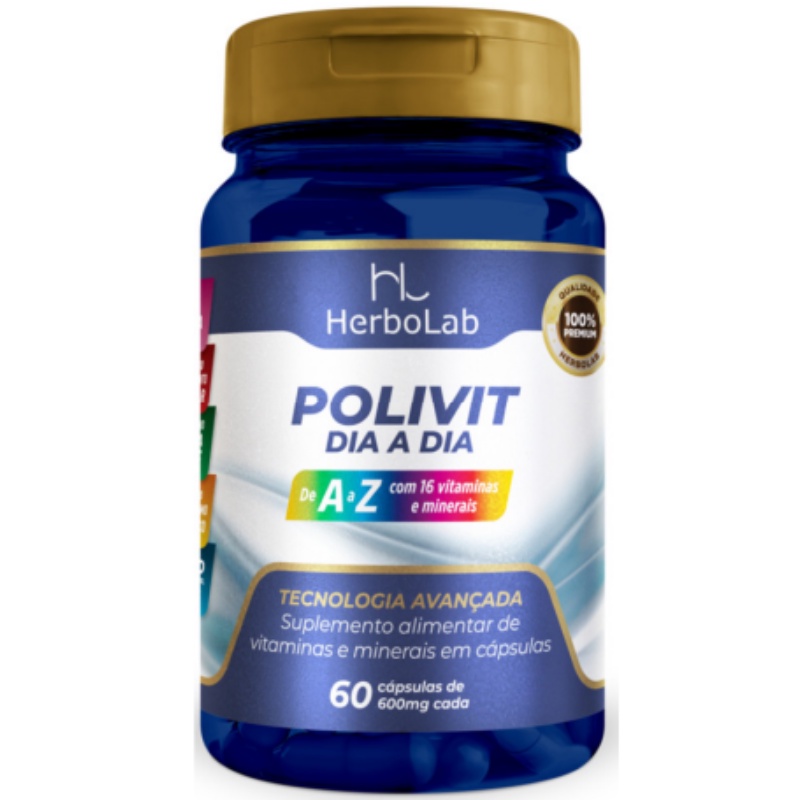 Suplemento completo para o seu dia a dia: Polivit Dia a Dia de AZ, 60 ...