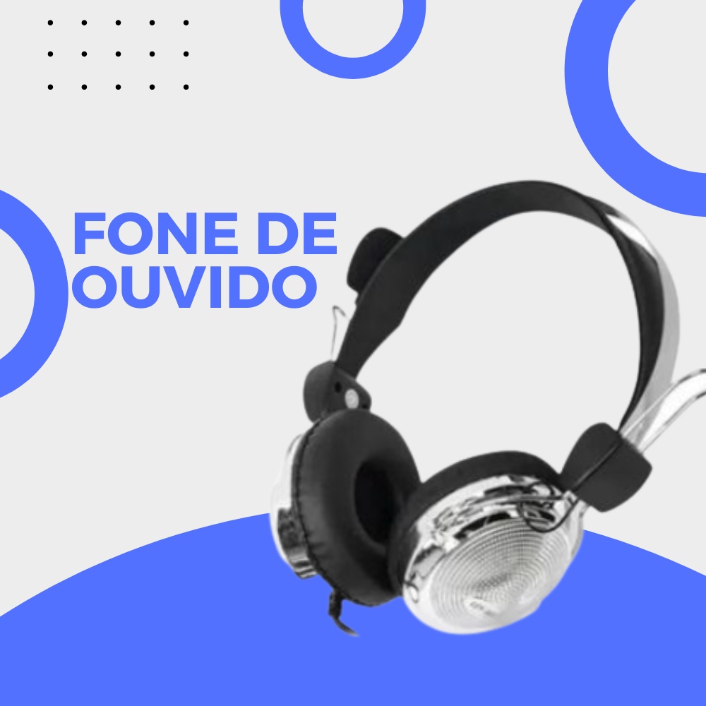 Fone De Ouvido Com Fio Headset KT 301 HeadPhones | Shopee Brasil