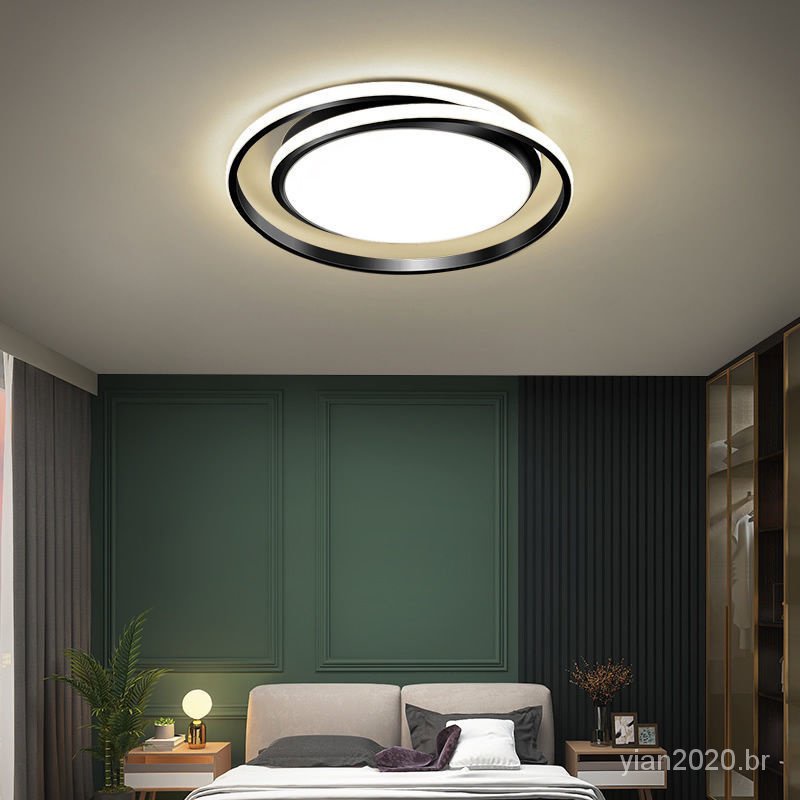 YIAN Teto Luminária Lustre Sala LuminaRia Moderna Teto LED Para Quarto ...