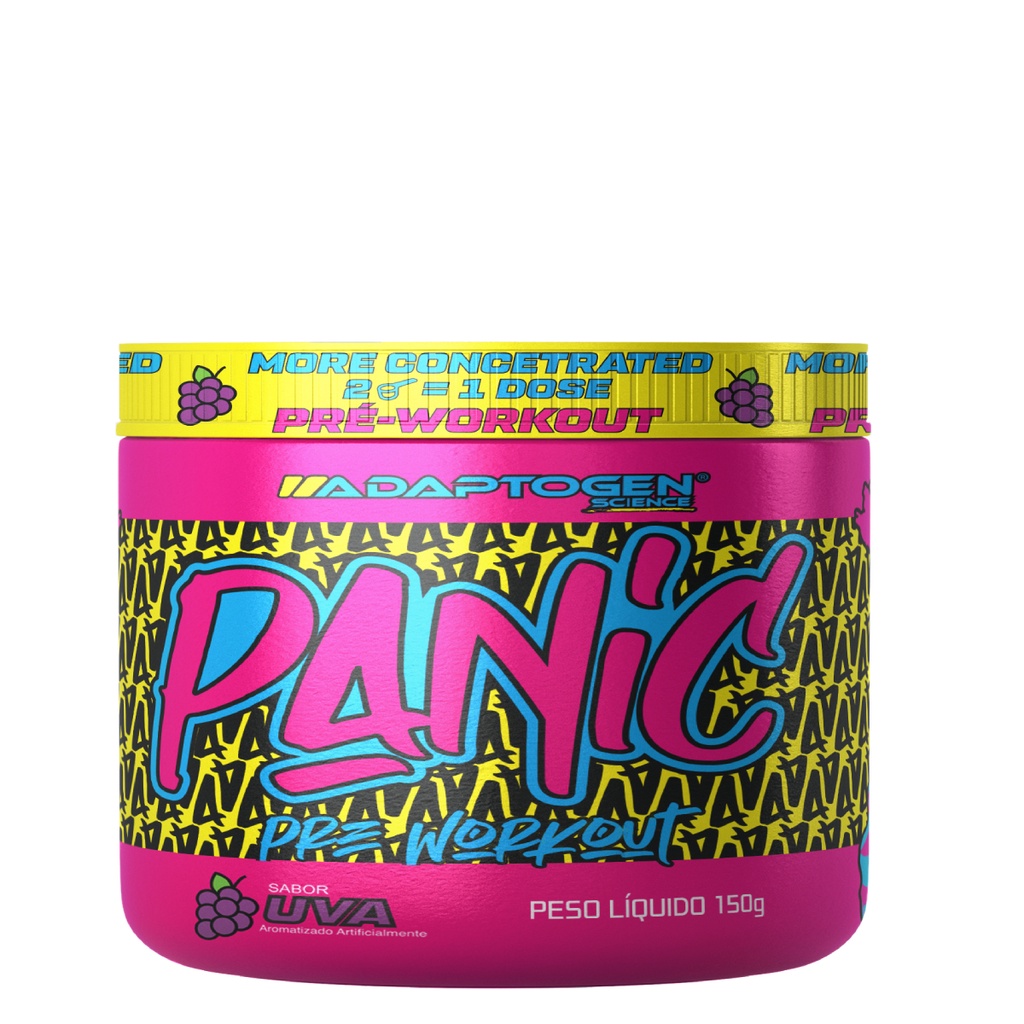 Panic Pré Workout 150g - Adaptogen Science | Shopee Brasil