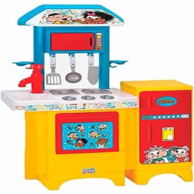 Brinquedo Infantil Cozinha Turma da Mônica Sem Água - Magic Toys | Shopee Brasil