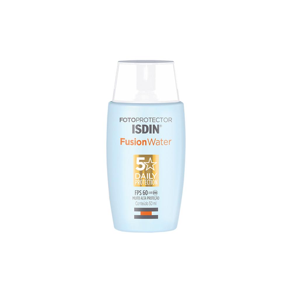 Isdin Fusion Water 5 Stars Protetor Solar Facial FPS 60 50ml | Shopee Brasil