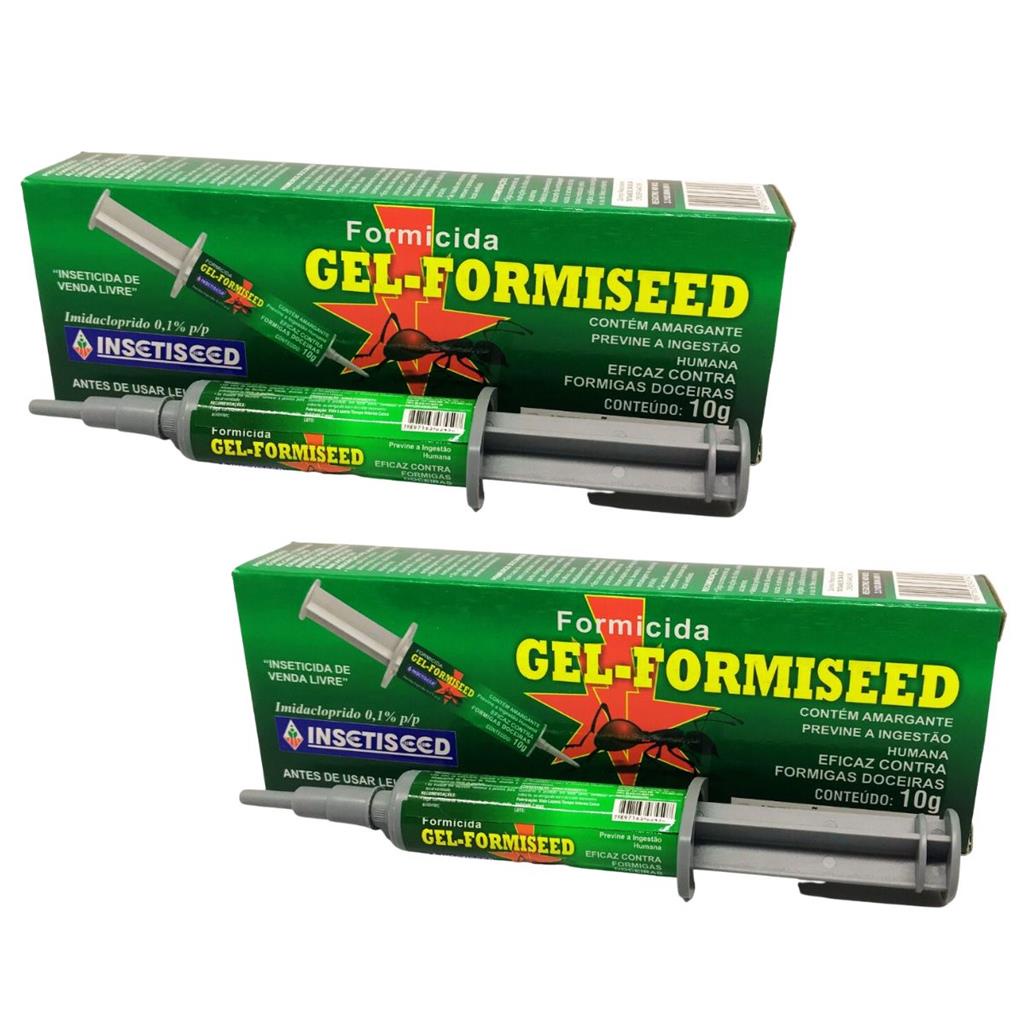 Gel Formicida Mata Formigas Insetiseed 2 Seringas de10g | Shopee Brasil