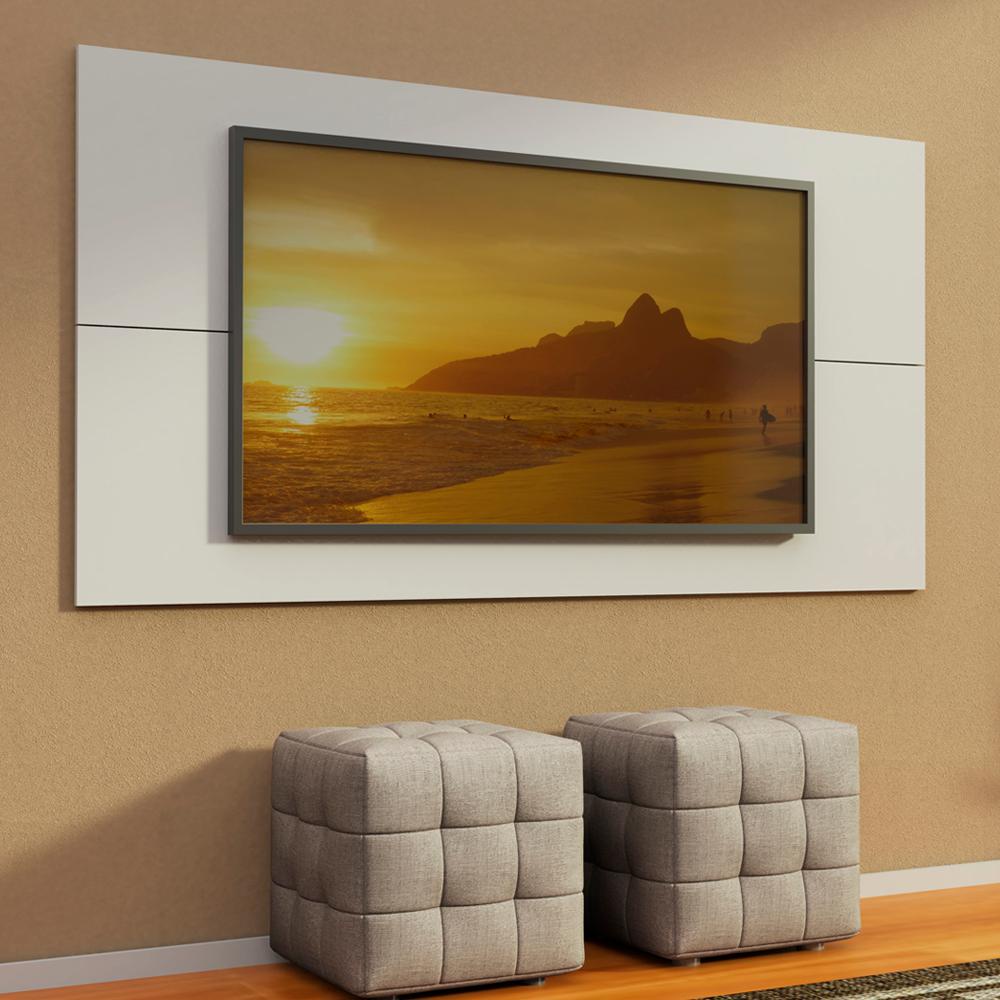 Painel para TV 55 Polegadas Madesa - Branco | Shopee Brasil