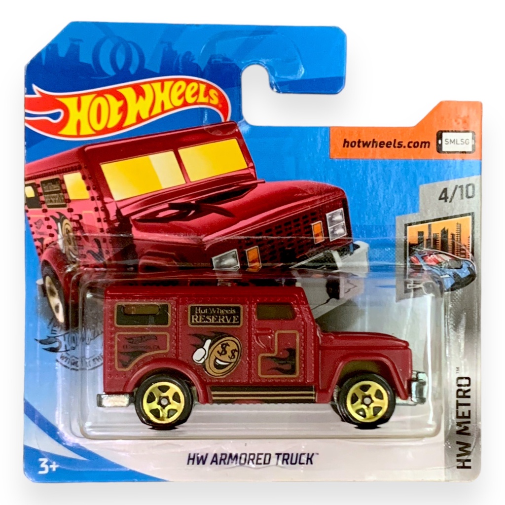 Miniatura Carro Hot Wheels HW Armored Truck - HW METRO 4/10 | Shopee Brasil