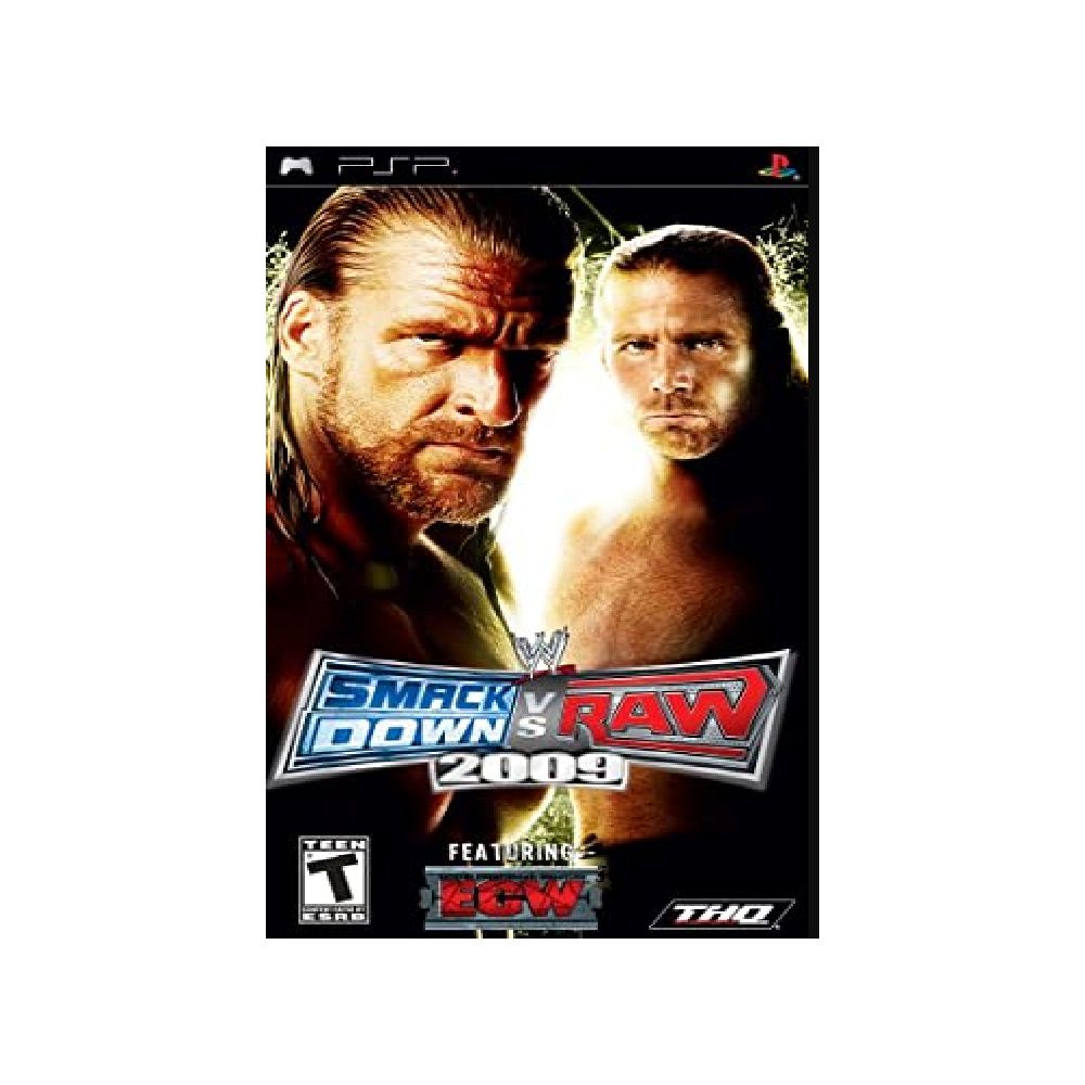 Jogo WWE SmackDown vs. Raw 2009 Featuring ECW (BLACK) - PSP (Usado ...