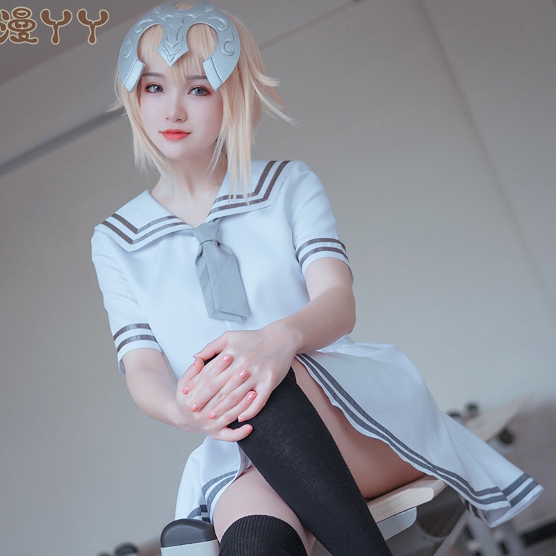 Spot Fate FGO Black Sadao White Jeanne JK cos JK | Shopee Brasil