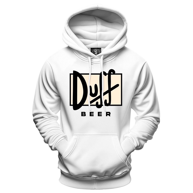 Moletom Personalizado Cerveja Duff Estampado Os Simpsons Estilo Canguru ...