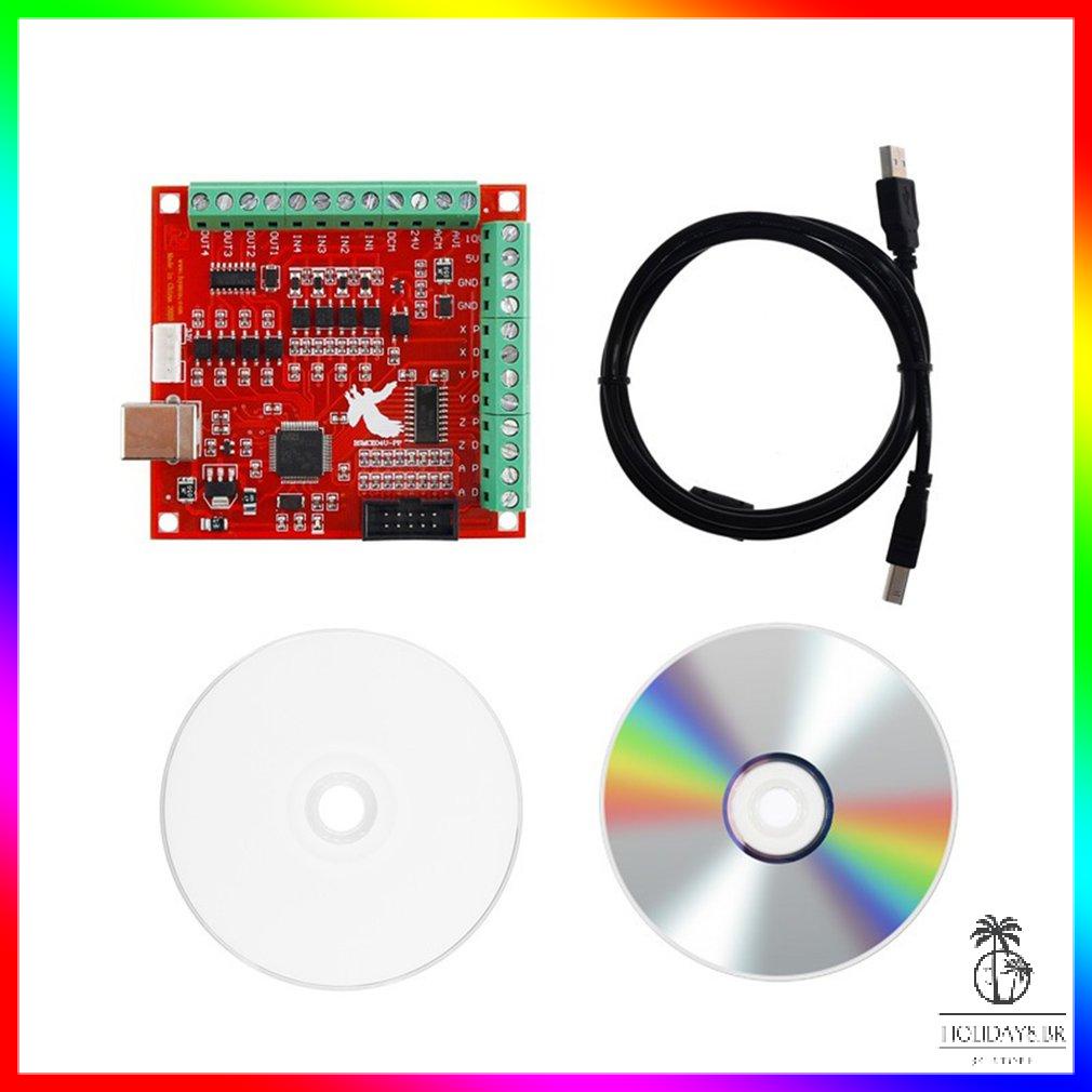 CNC USB MACH3 100Khz 4 Axis Interface Driver Stepper Motions Controller ...