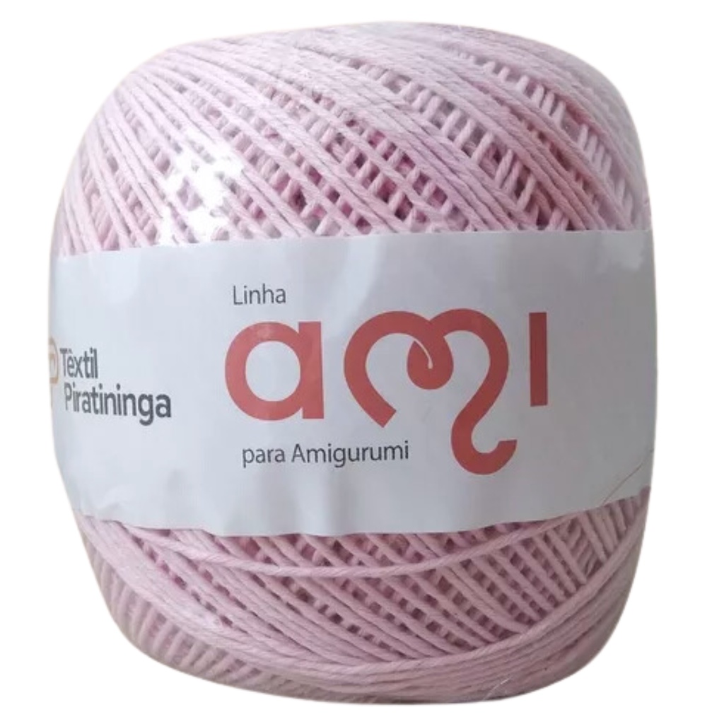 Linha Ami - Amigurumi Textil Piratininga 250M - Rosa Claro | Shopee Brasil