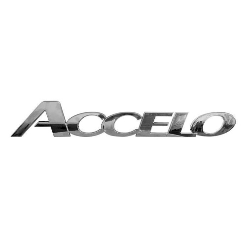 EMBLEMA MB NOME ACCELO BL | Shopee Brasil