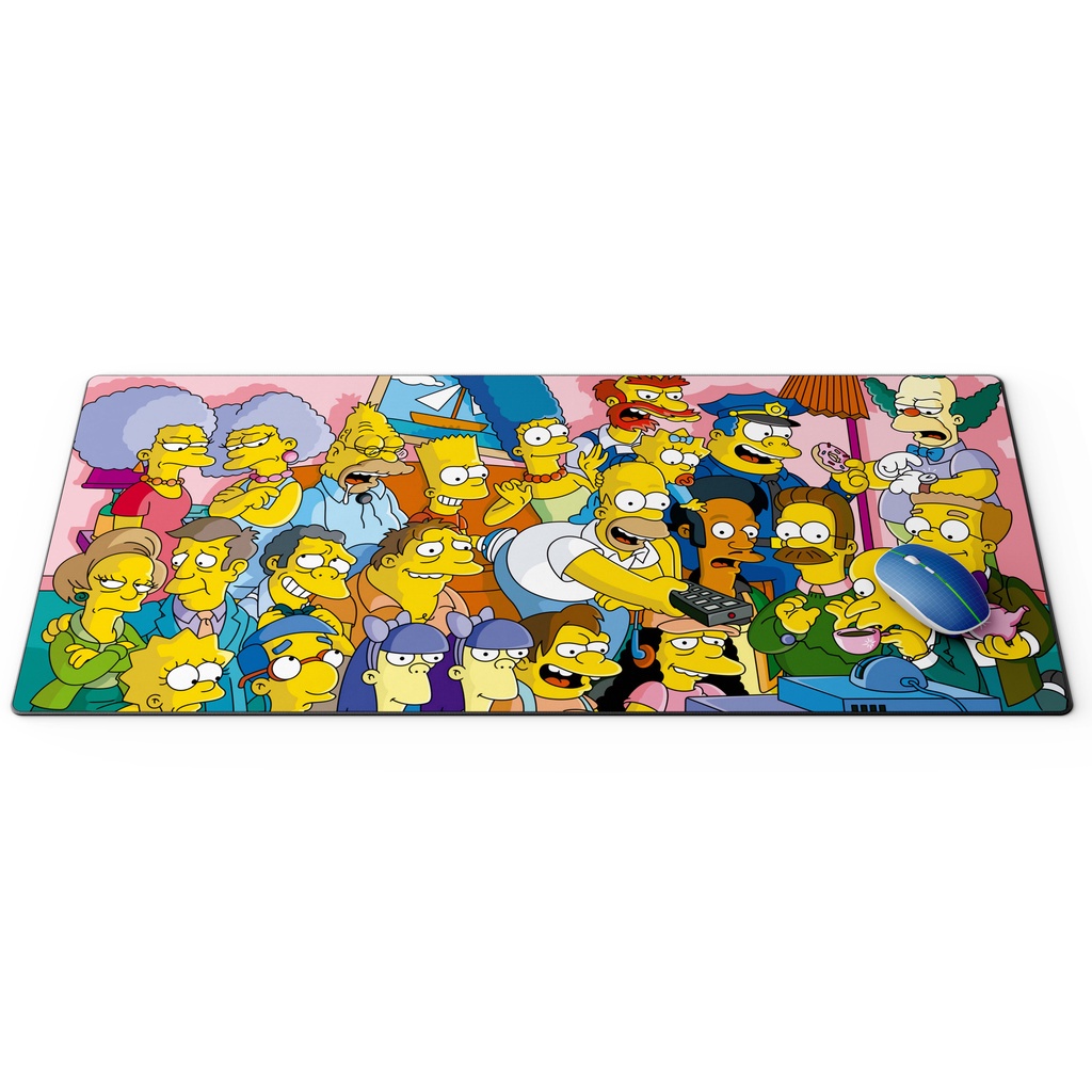 Mouse Pad Gamer 65x25 The Simpsons Gigante | Shopee Brasil