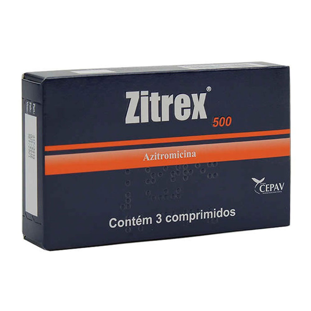 Zitrex 500mg Cepav 3 Comprimidos | Shopee Brasil