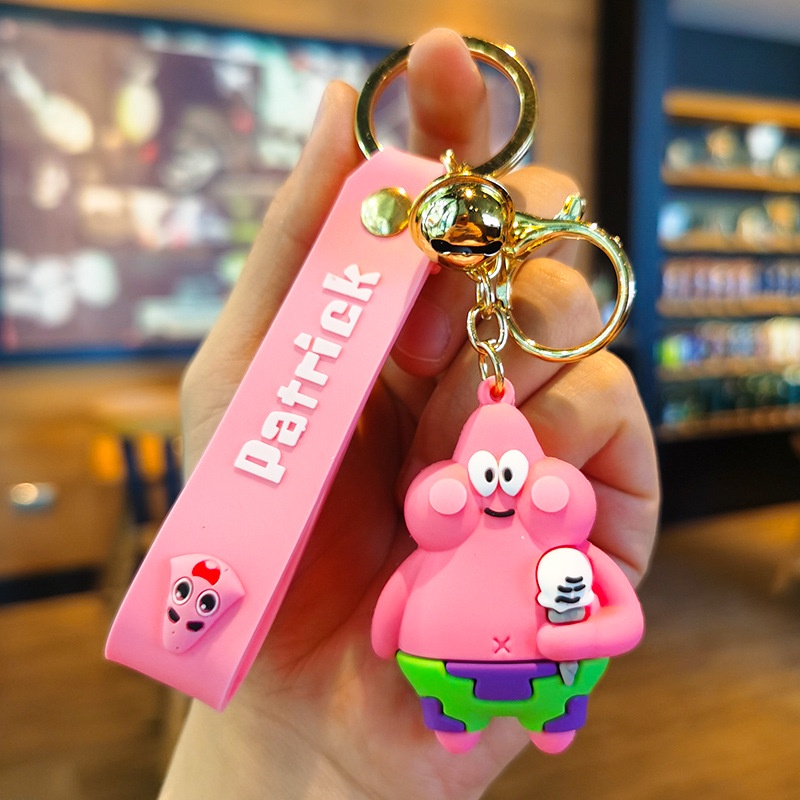 Chaveiro De Casal De Cartoon SpongeBob SquarePants Patrick Star Car ...