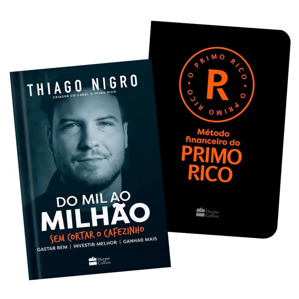 Kit 2 Livros Do Mil ao Milhão + Método Financeiro do Primo Rico ...