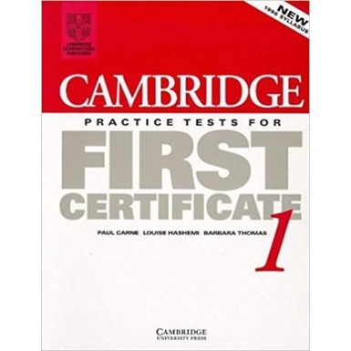 Cambridge Practice Tests For First Certificate 1 - Student Book ...