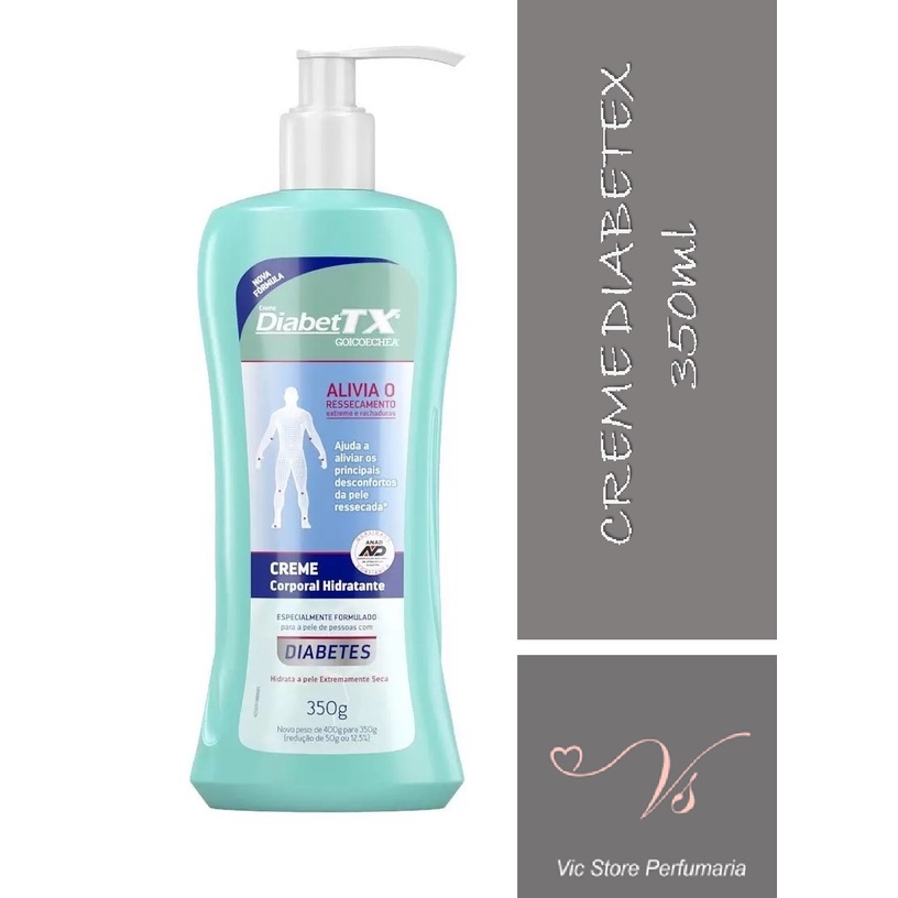 Creme Hidratante Goicoechea Diabetex (Diabetes) 350g | Shopee Brasil