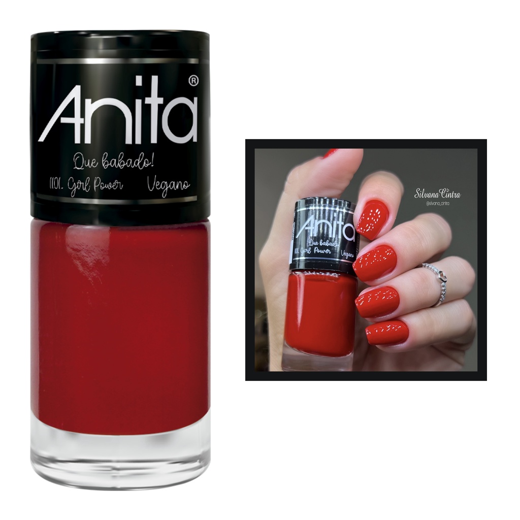 Esmalte Anita Girl Power Coleção Que Babado Lançamento 8ml | Shopee Brasil