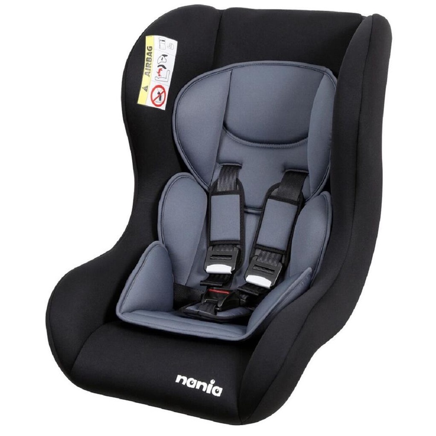 Cadeira para Auto Teamtex Nania Trio Preto e Cinza (0-25 Kg) | Shopee ...