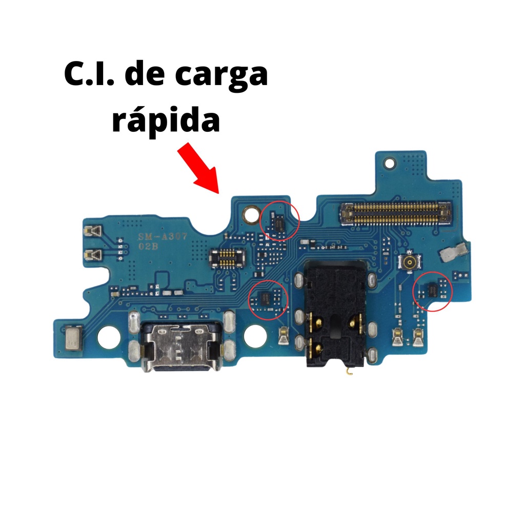 Placa Flex Carga Conector Compatível Galaxy A30s (a307) Turbo Original ...