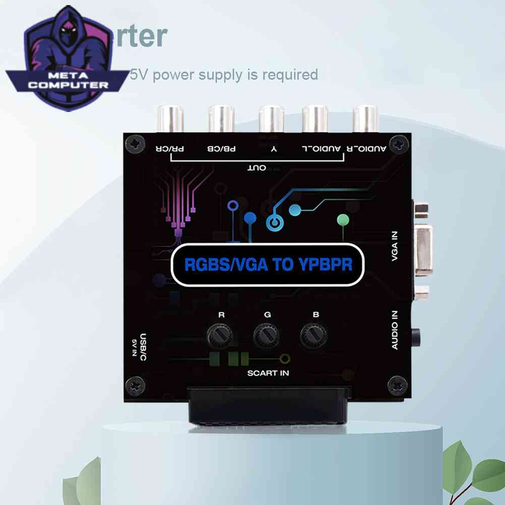 Console De Jogo RGBS VGA SCART Para YPBPR Conversor De Diferença De Cor ...