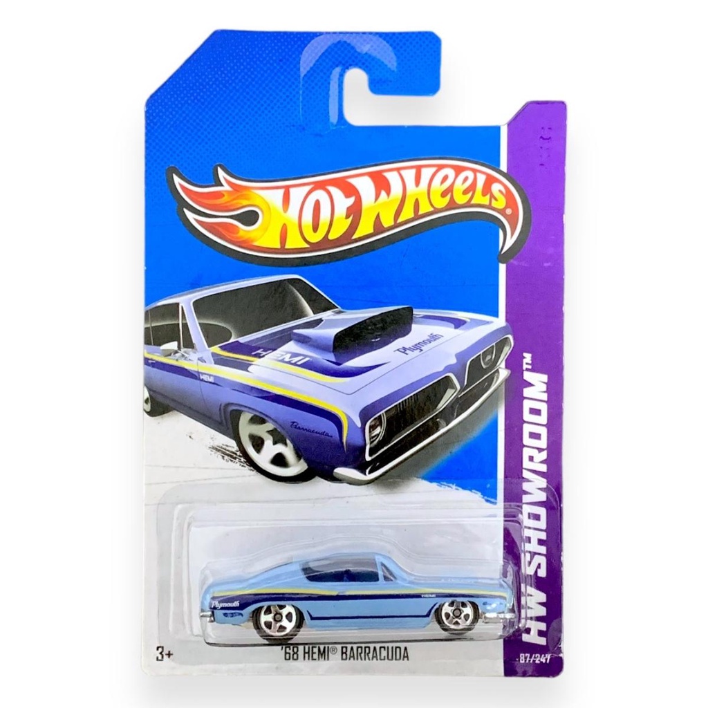 Miniatura Carro Hot Wheels '68 Hemi Barracuda - HW SHOWROOM 87/247 ...