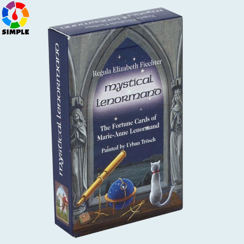 Tarot Mysterious Divination Mystical Lenormand Oracle Cards Full ...