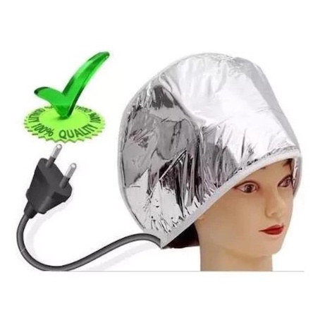 touca termica metalizada aluminio Para Tratamento capilar st1 127v ...
