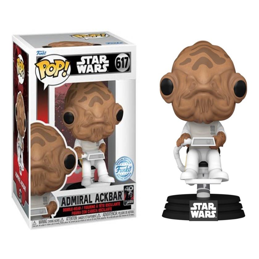 Funko Pop! Star Wars Admiral Akbar 617 Exclusivo | Shopee Brasil