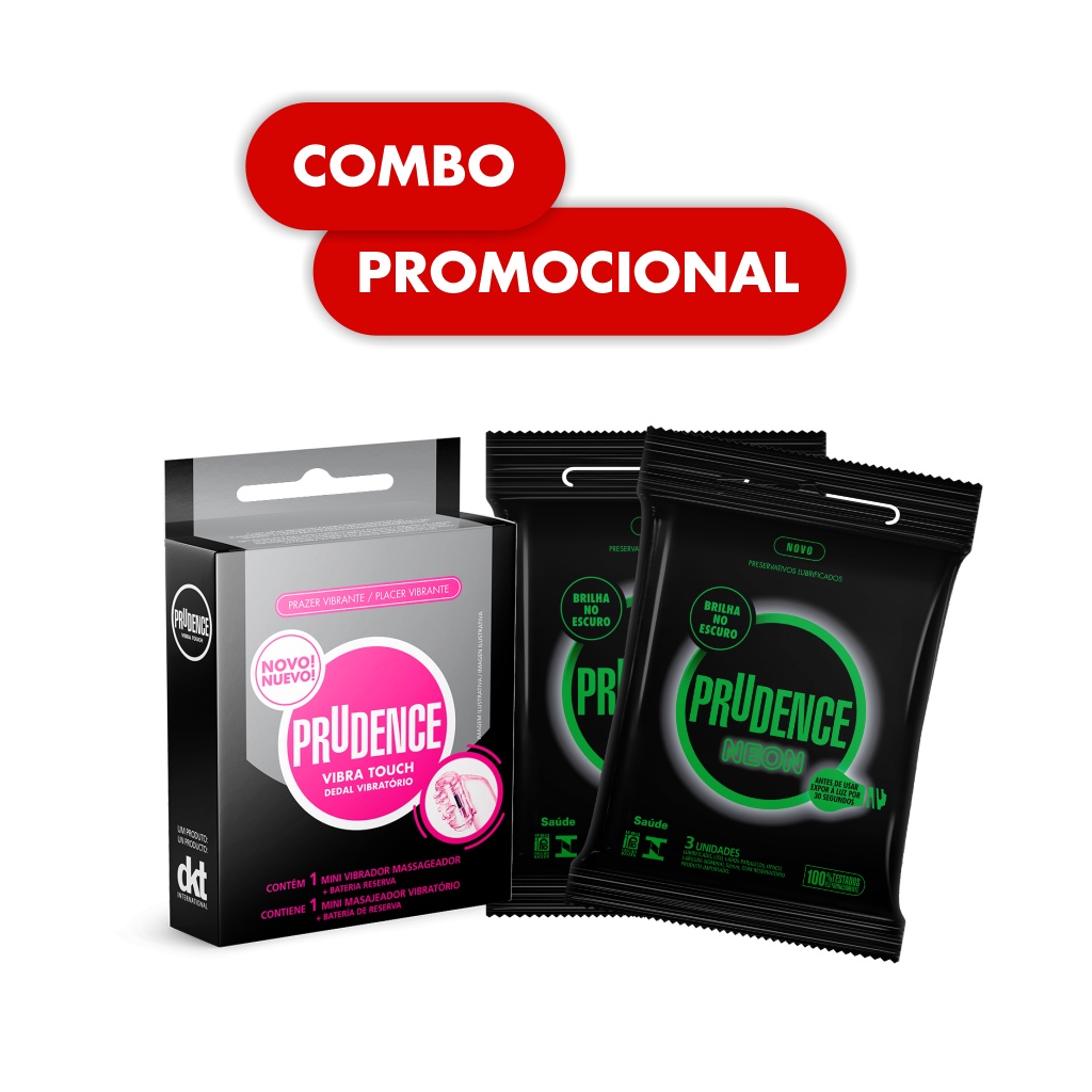 6 Camisinha Preservativo Neon Brilha no Escuro + Vibra Touch Prudence ...
