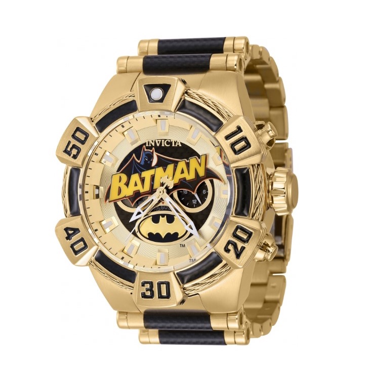 Relogio Masculino Invicta Bolt Batman Dourado Dc Comics | Shopee Brasil