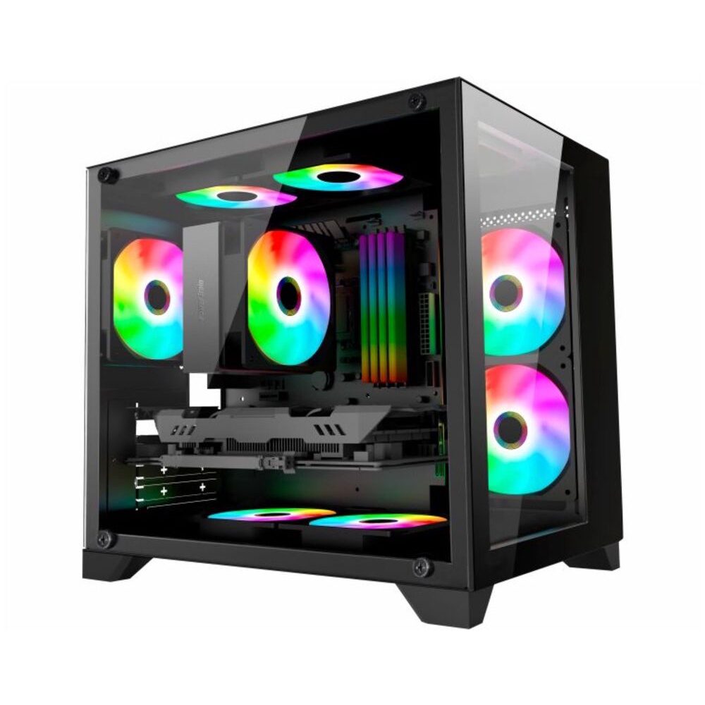 Gabinete Gamer K-mex CG-01AD SpaceZ Micro ATX Sem Fans | Shopee Brasil